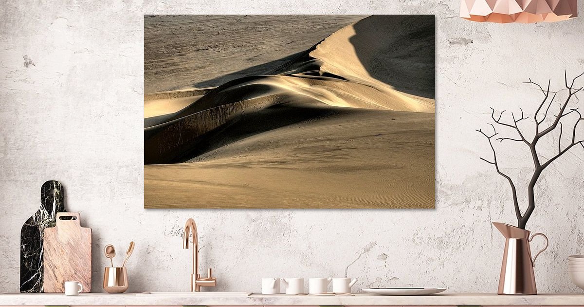 Die berühmte Düne 7 bei Walvis Bay in Namibia von Fotografie Rob Moen auf ArtFrame, Leinwand ...